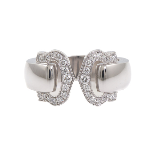 Cartier Boucle C2 Diamond Ring