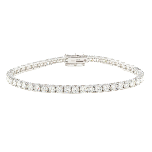 7.49ct Round Diamond Tennis Bracelet